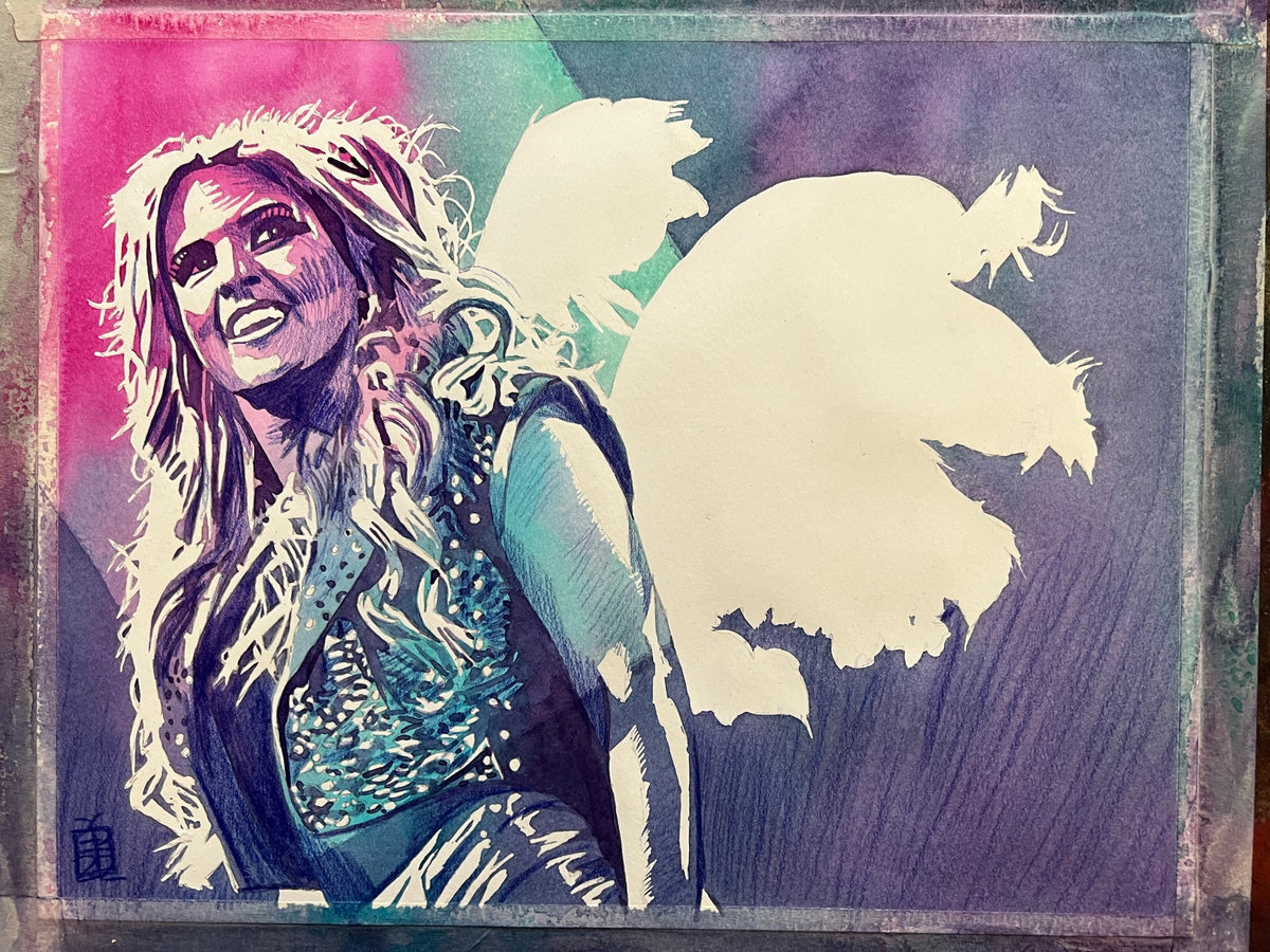 Candice LeRae: Poison Pixie Original Painting – Schamberger Labs